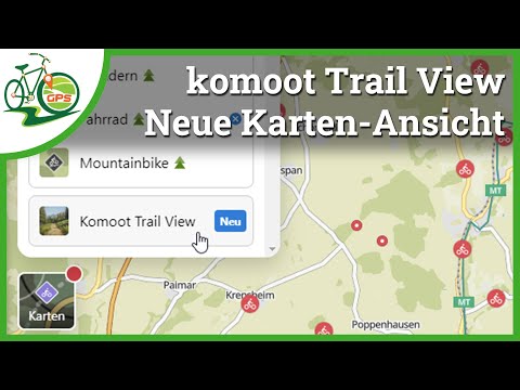 komoot Trail View - Neue Kartenansicht zur Tourplanung » GPS Radler