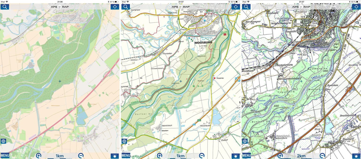 Ape@Map Outdoor Navigation im Test » Tourplanung auf dem iPad