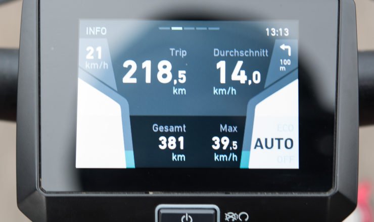 komoot auf dem Flyer eBike im Test » Navigation im FIT Display