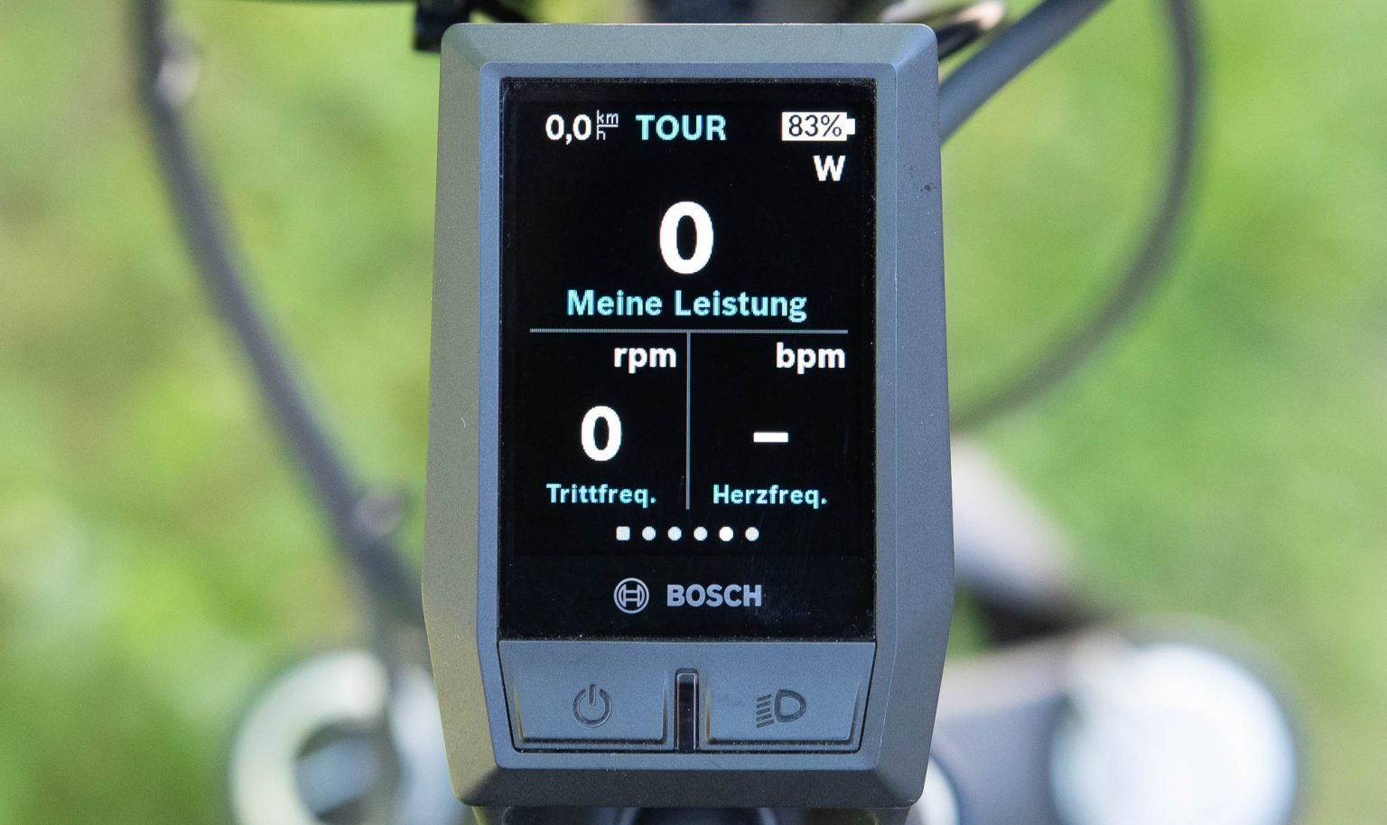 Bosch KIOX Display Einstellungen » Screens einstellen