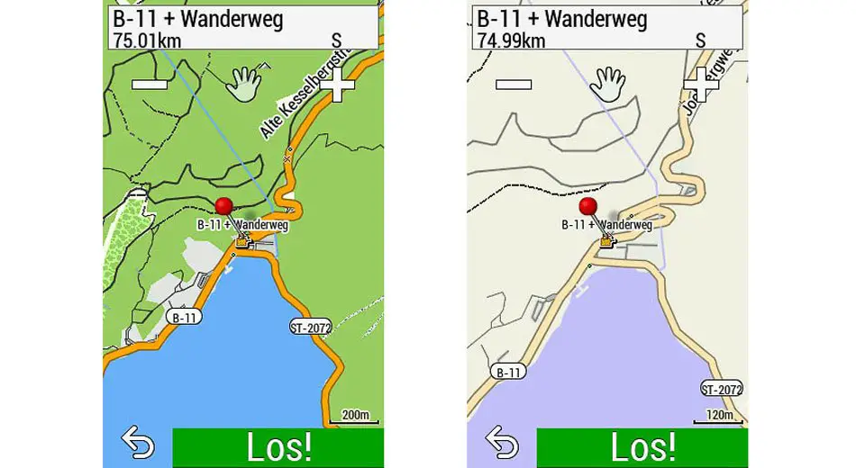 Garmin Edge Karte ⚠️ MTB Layout vs. Standard Design