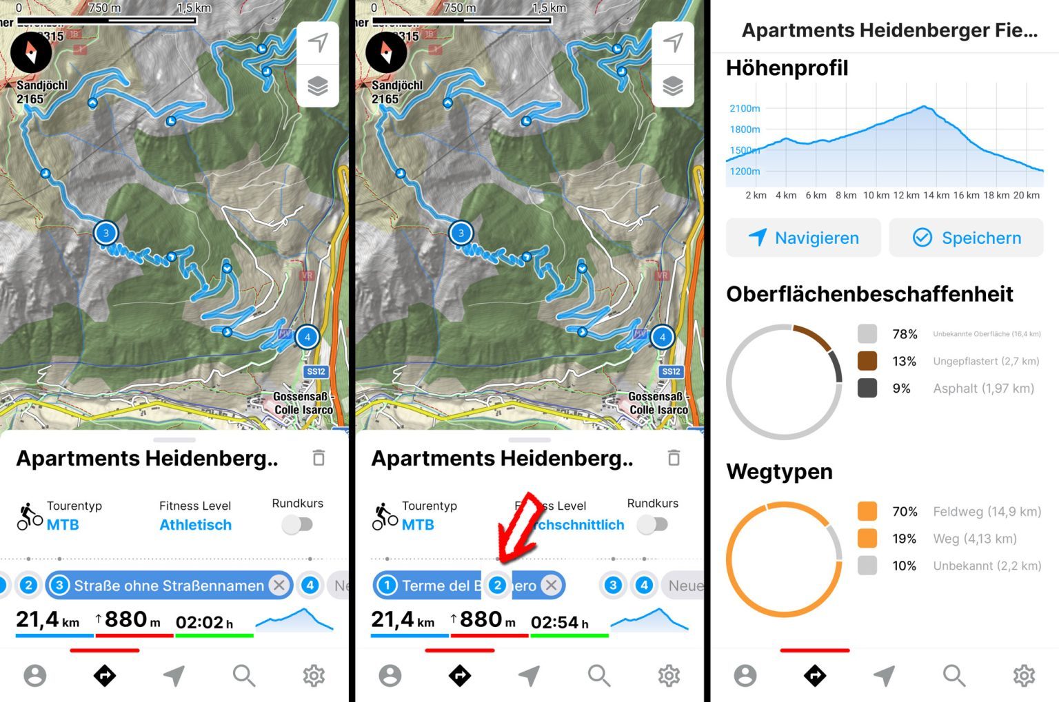 bergfex App im Test ☑️ Tolle Karten für MTB & Wandern