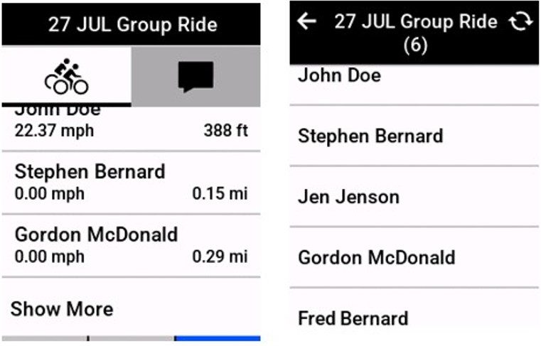 Garmin EDGE GroupRide mit Streckenübertragung kommt » GPS Radler