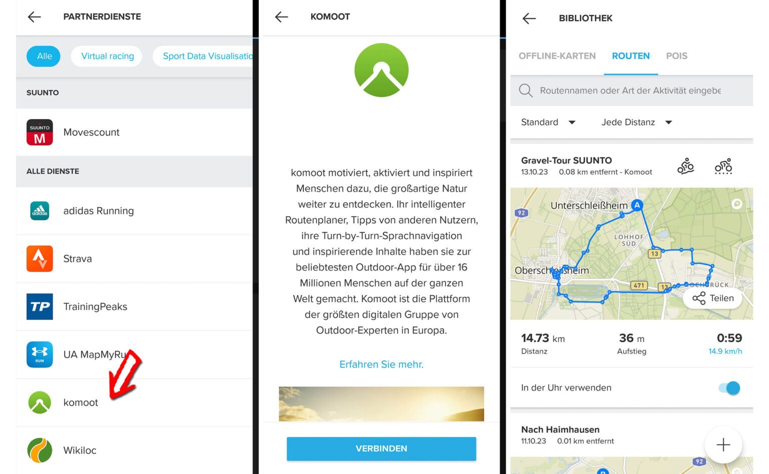 Video ️ komoot Navigation auf Suunto Uhr - Suunto Race